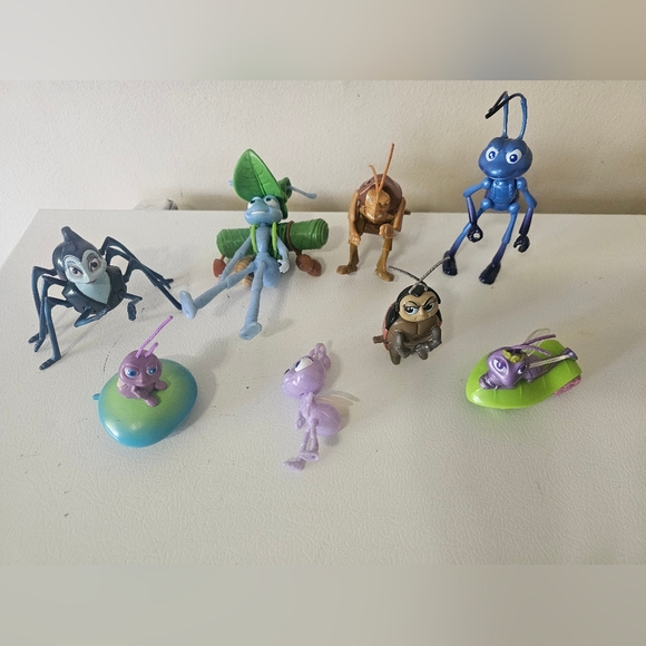 Toys | Mattel Disney Pixara Bugs Life Figures Set Of 8 | Poshmark